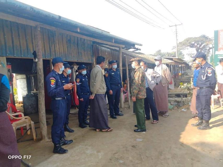 ရခိုင်ပြည်နယ် မောင်တောမြို့၌ မီးဘေးအန္တရာယ် ကြိုတင်ကာကွယ်နိုင်ရေးအတွက